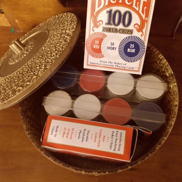 poker chips | Games | Large Assortment Of Poker Chips Like New Stored ...